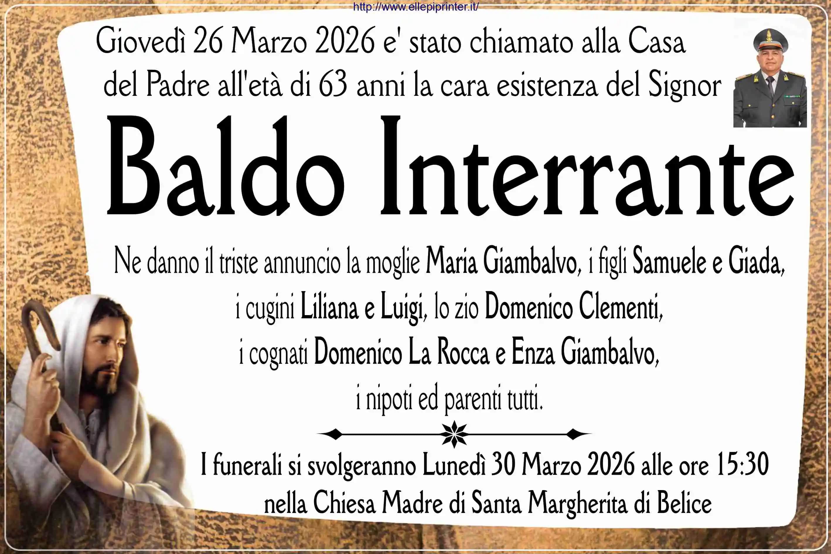 Funerali e annunci funebri a Santa Margherita di Belice | Interrante ...