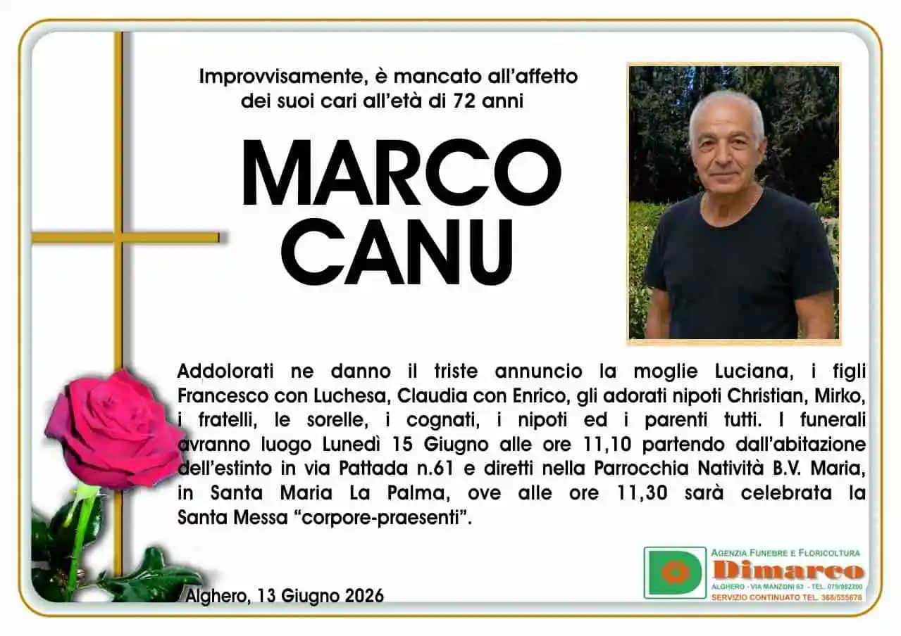 Funerali e annunci funebri a Sassari | Marco Canu - Funer24