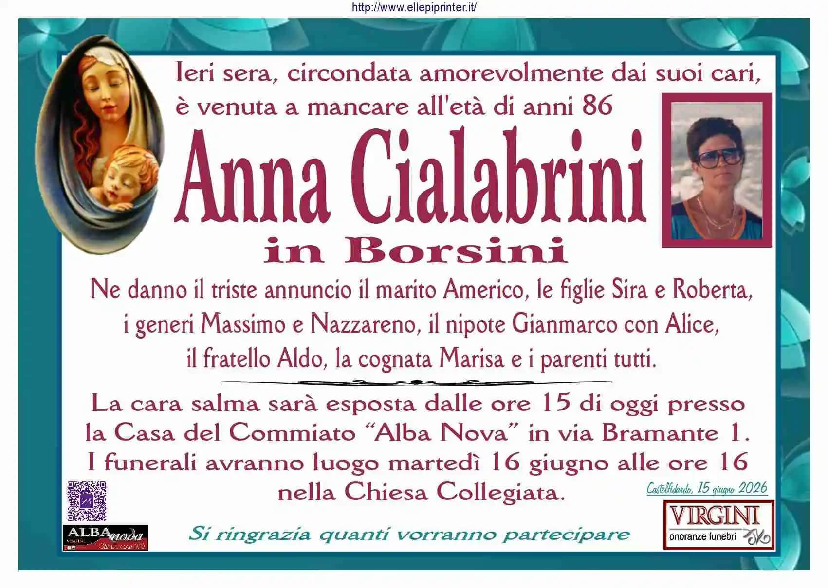 Funer24 - Anna Cialabrini Castelfidardo (AN)