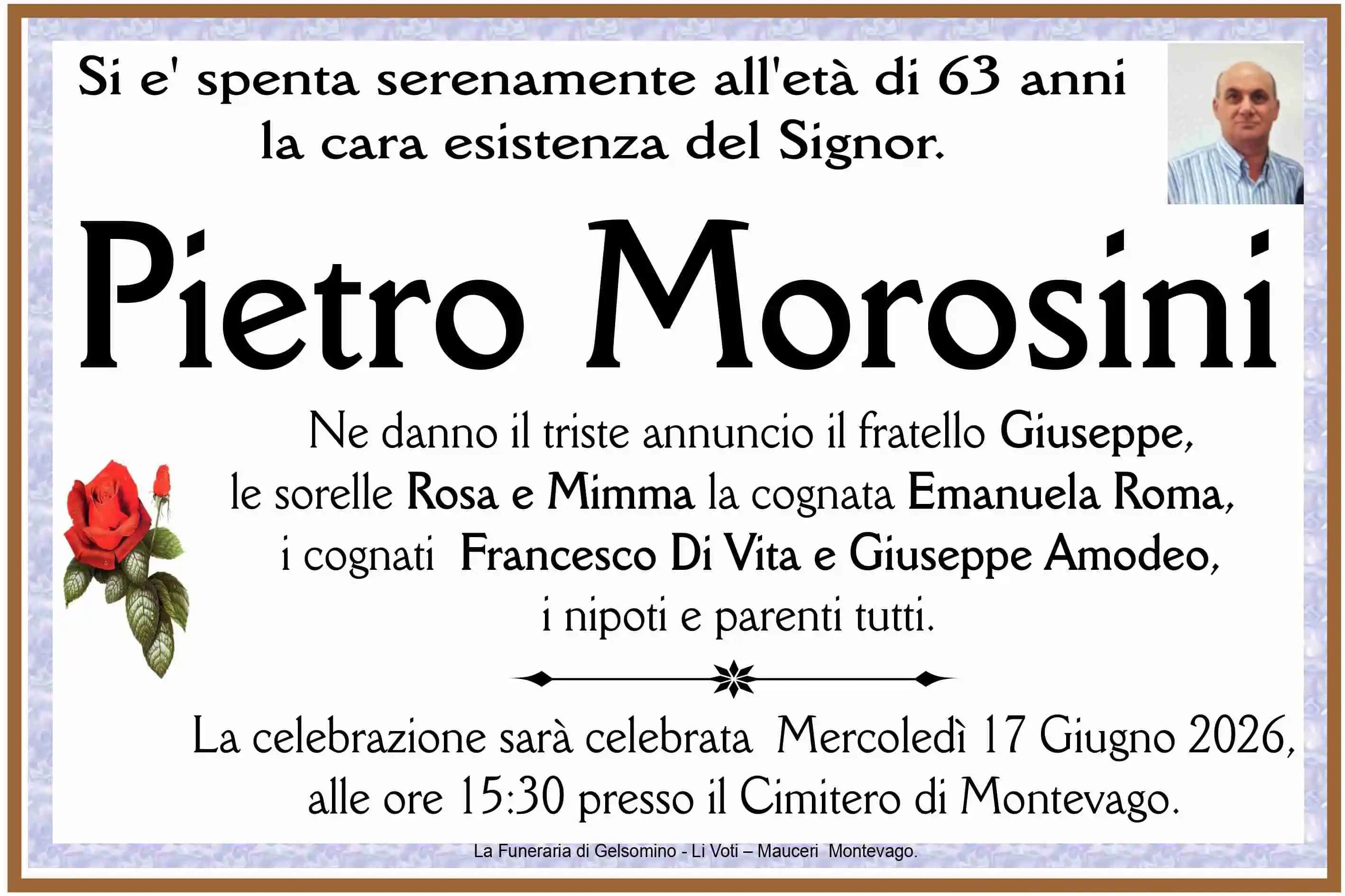 Funer24 - Morosini Pietro Montevago (AG)