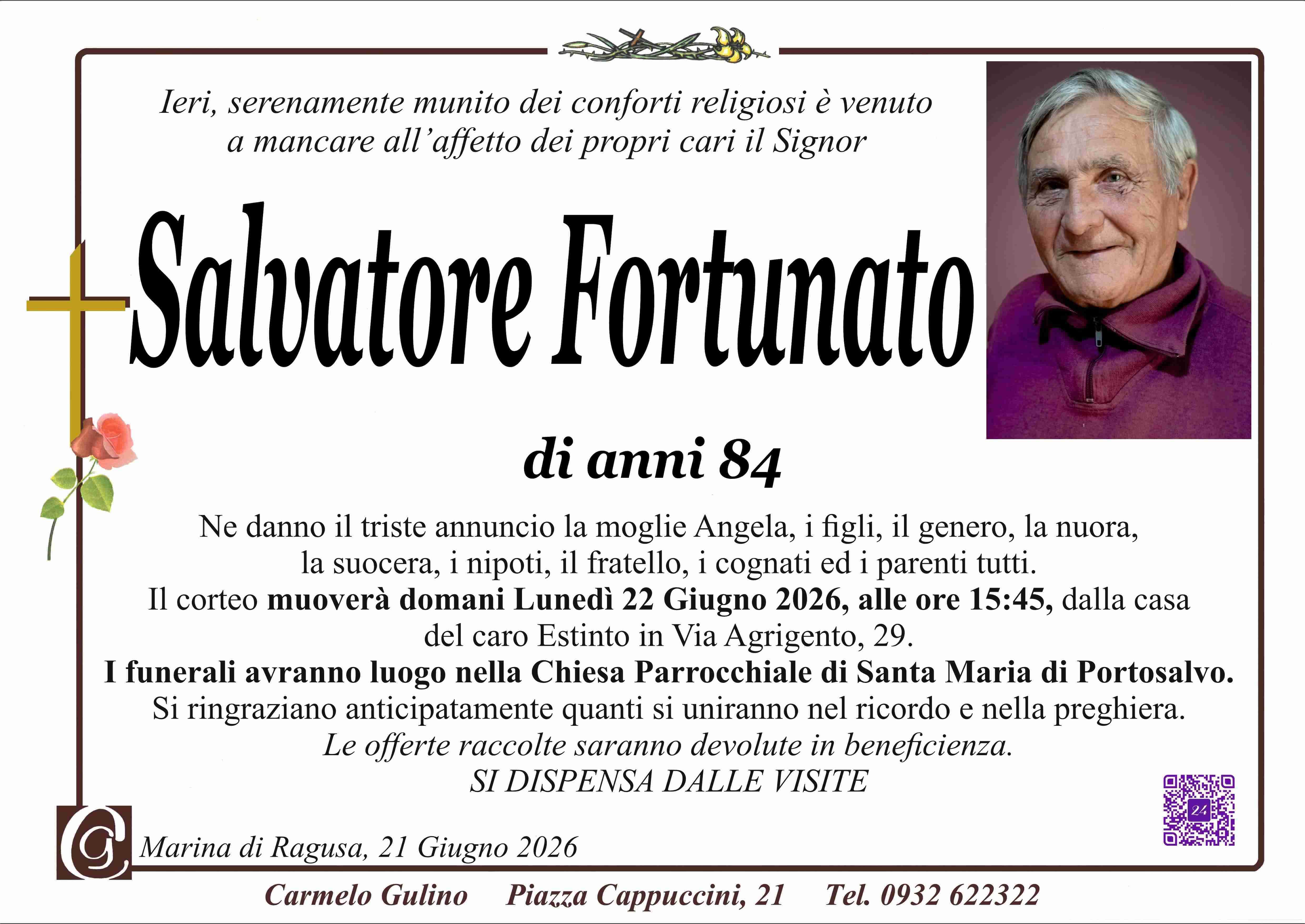 Funer24 - Salvatore Fortunato Ragusa (RG)