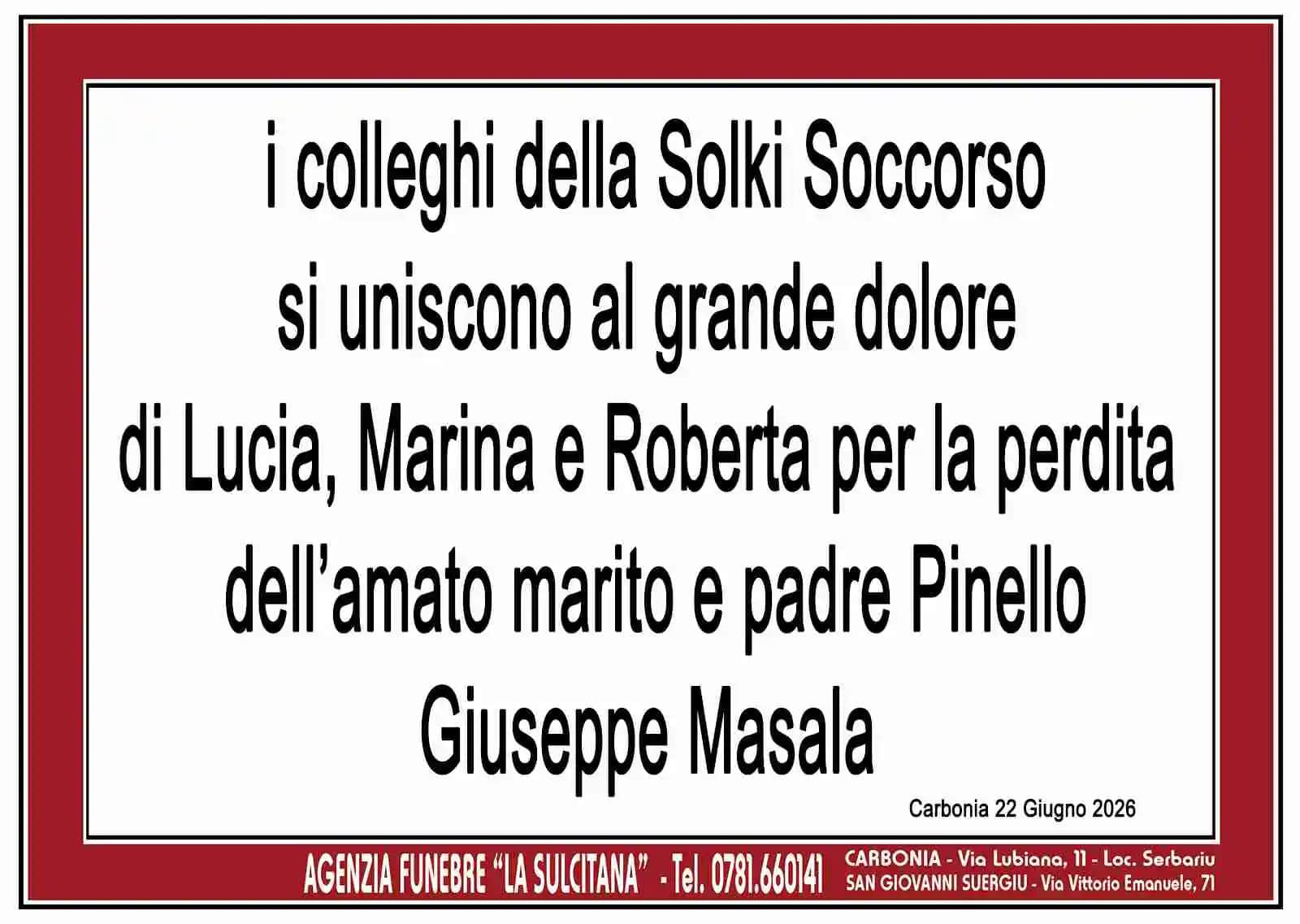 Funerali e annunci funebri a | Giuseppe Masala - Funer24