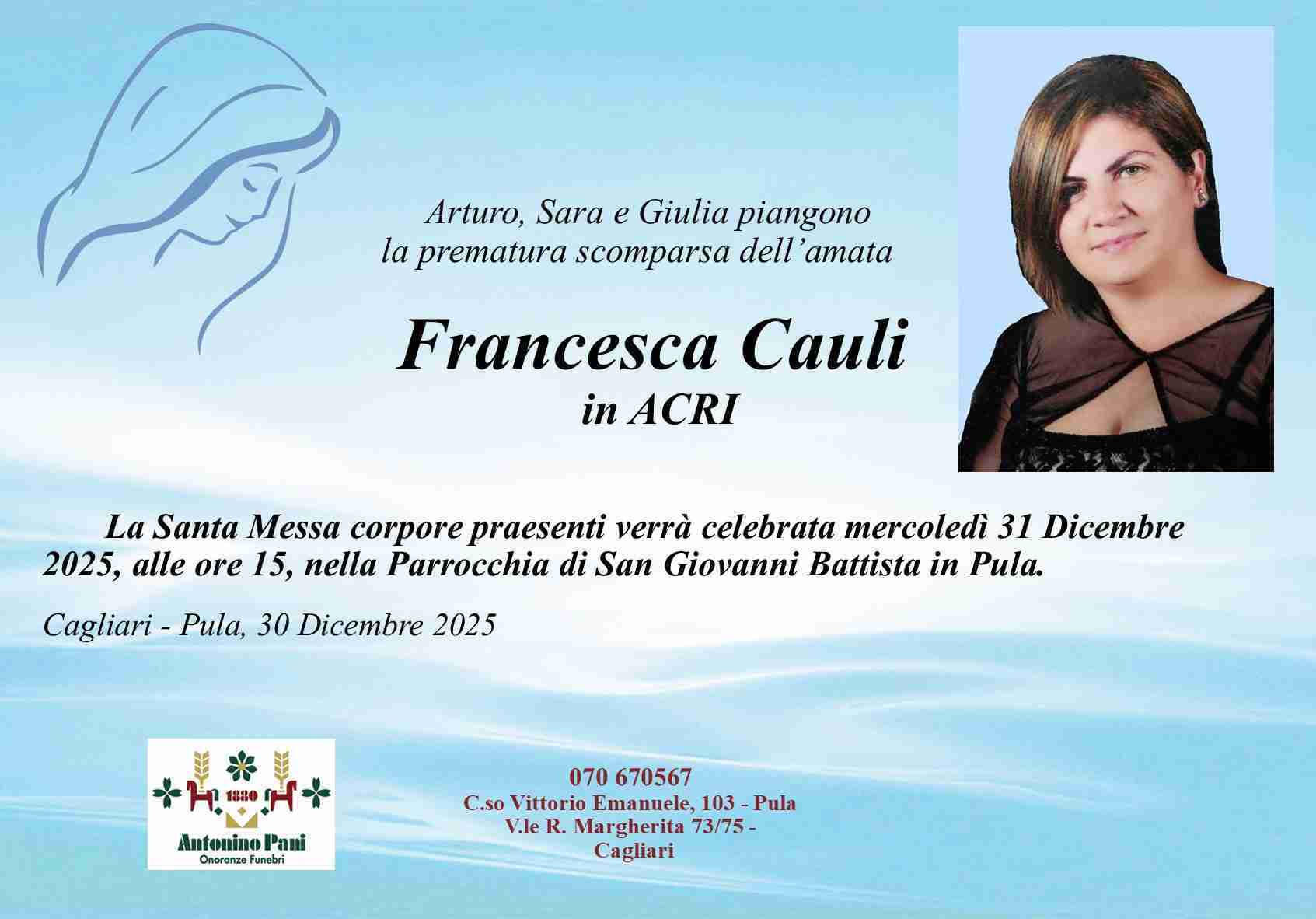 Funer24 - Francesca Cauli Pula (CA)