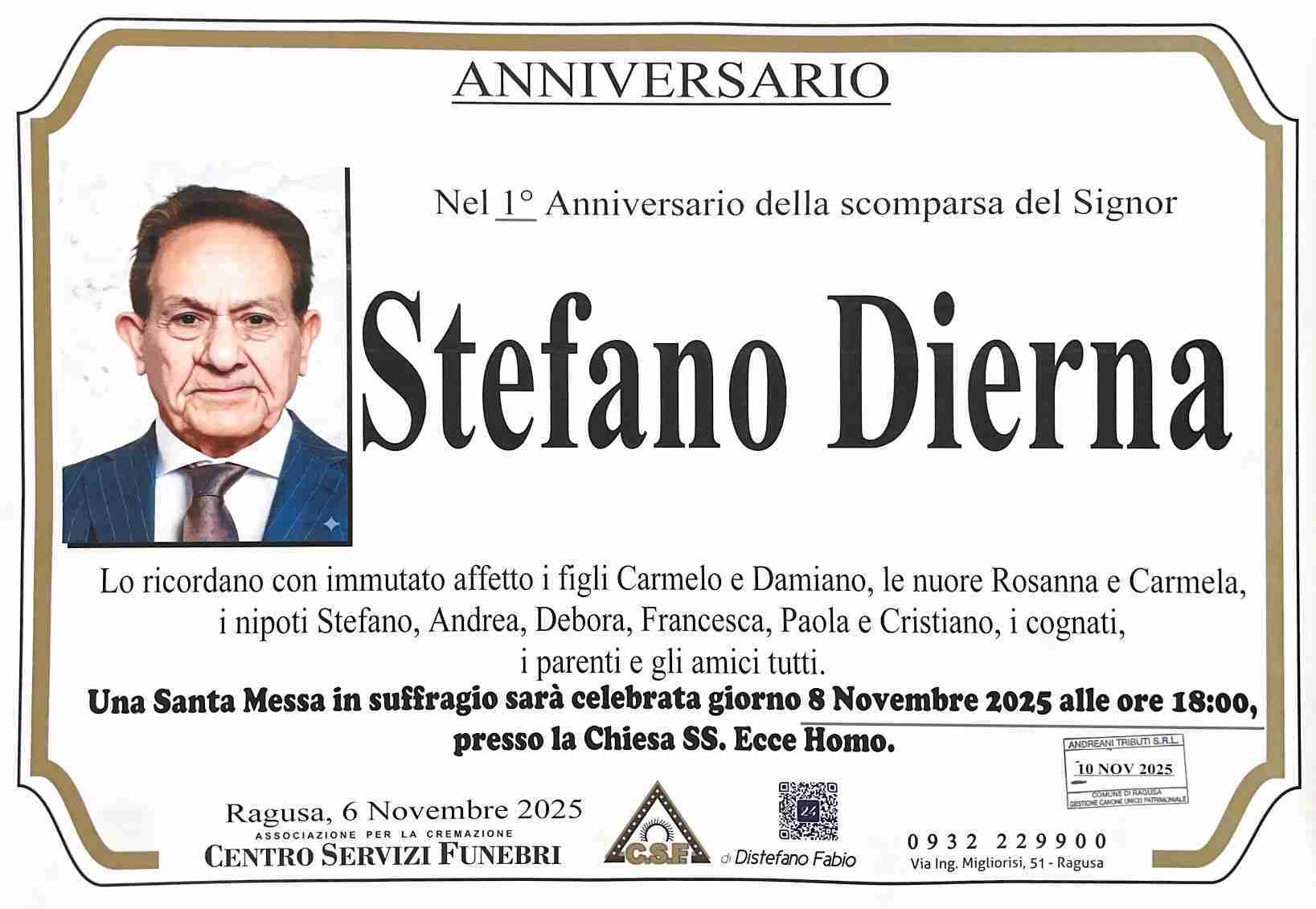 Funerali e annunci funebri a Ragusa | Dierna Stefano - Funer24