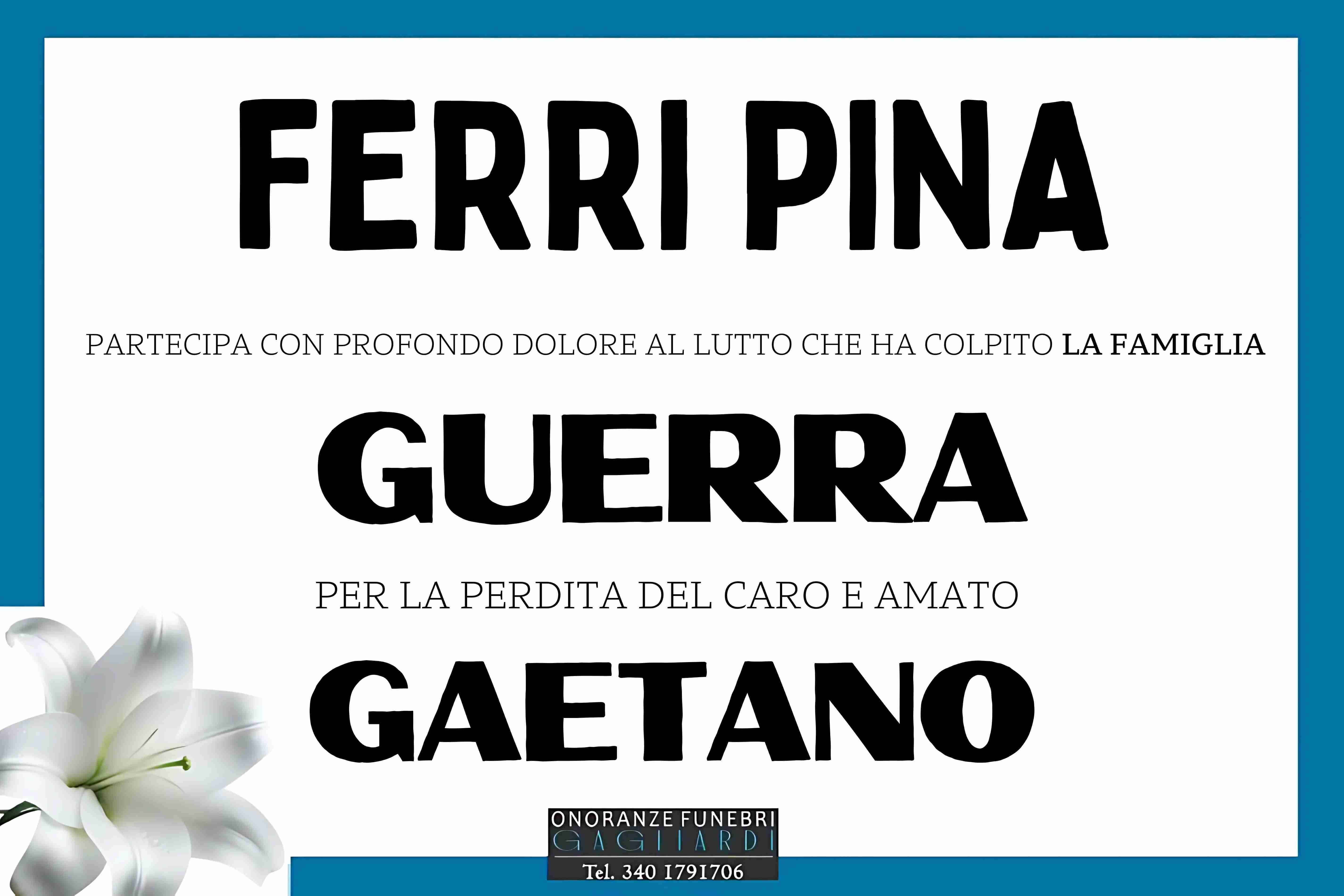 Funerali e annunci funebri a Manfredonia | Gaetano Guerra - Funer24
