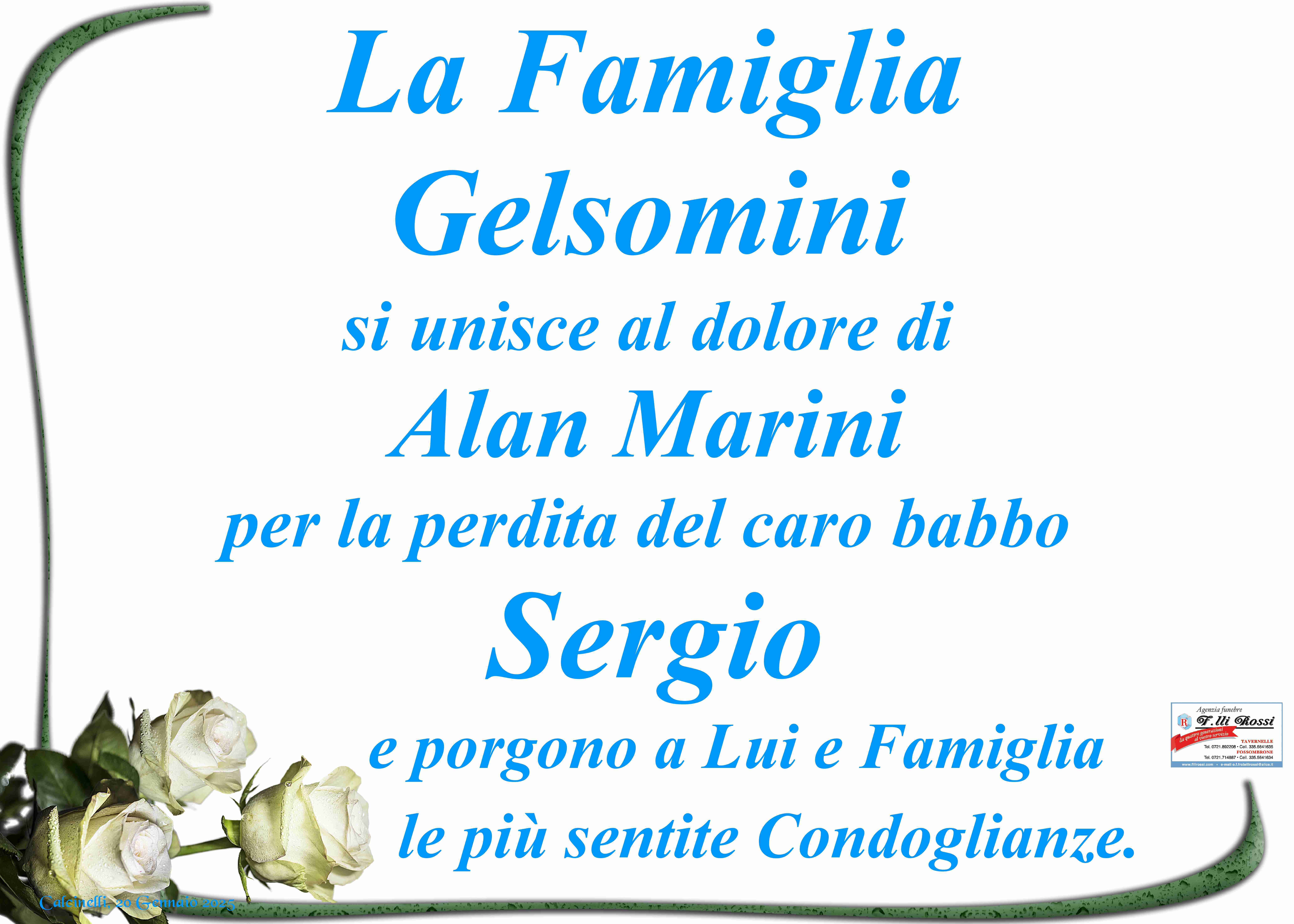 Funerali e annunci funebri a Colli al Metauro | Sergio Marini - Funer24