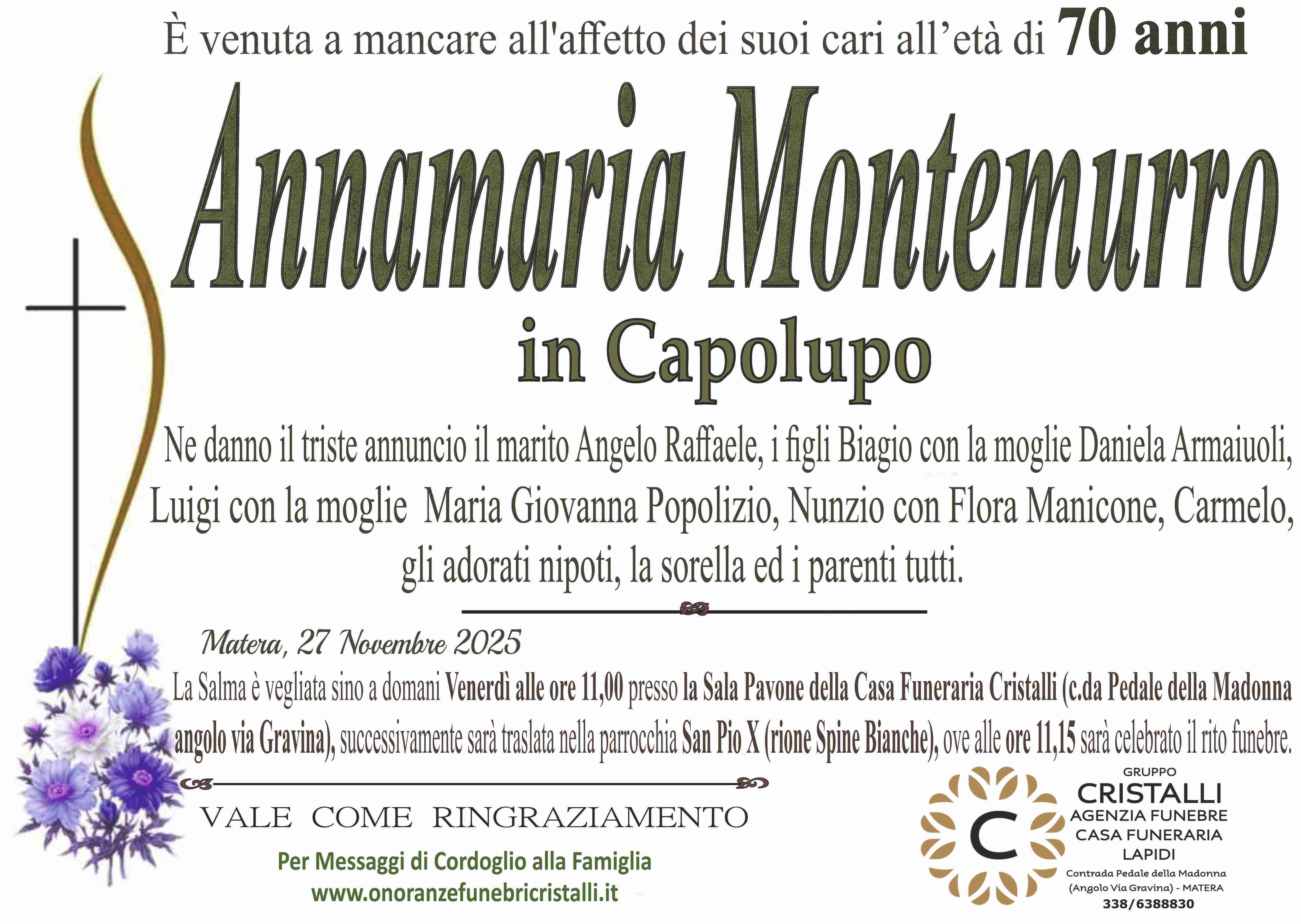 Funer24 - Annamaria Montemurro Lanciano (CH)