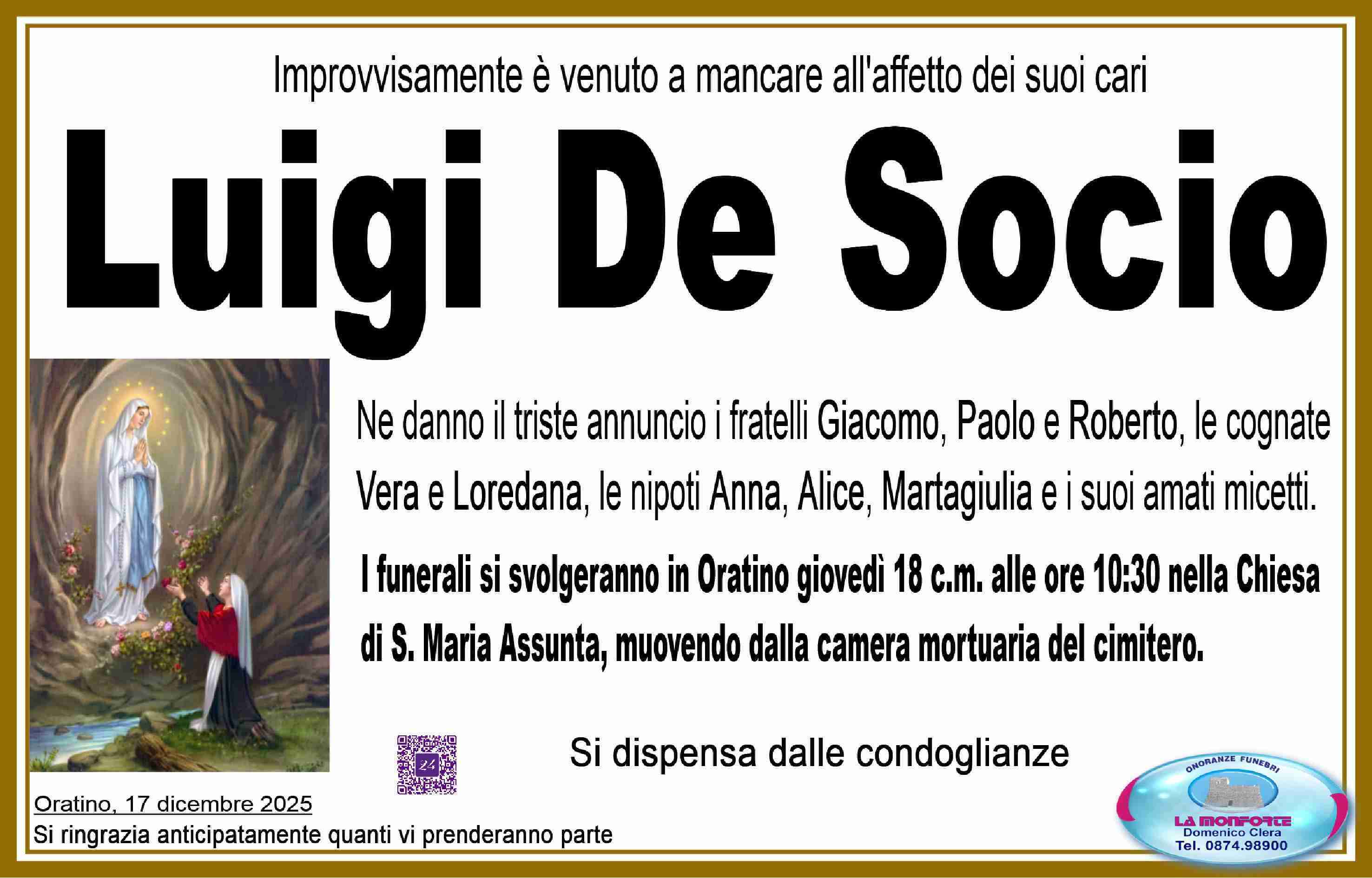 Funer24 - Luigi De Socio Oratino (CB)