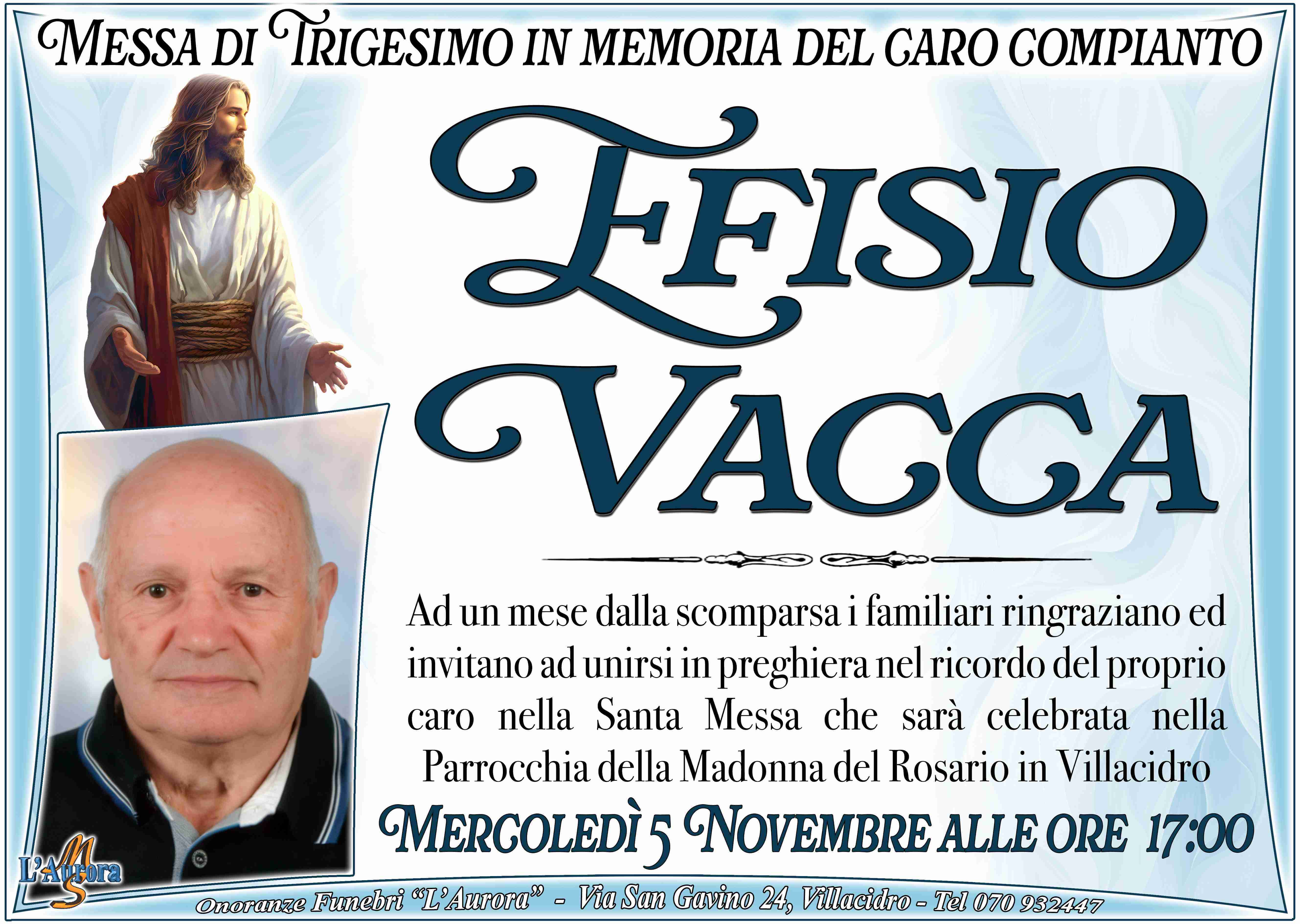 Funerali e annunci funebri a Villacidro | Efisio Vacca - Funer24