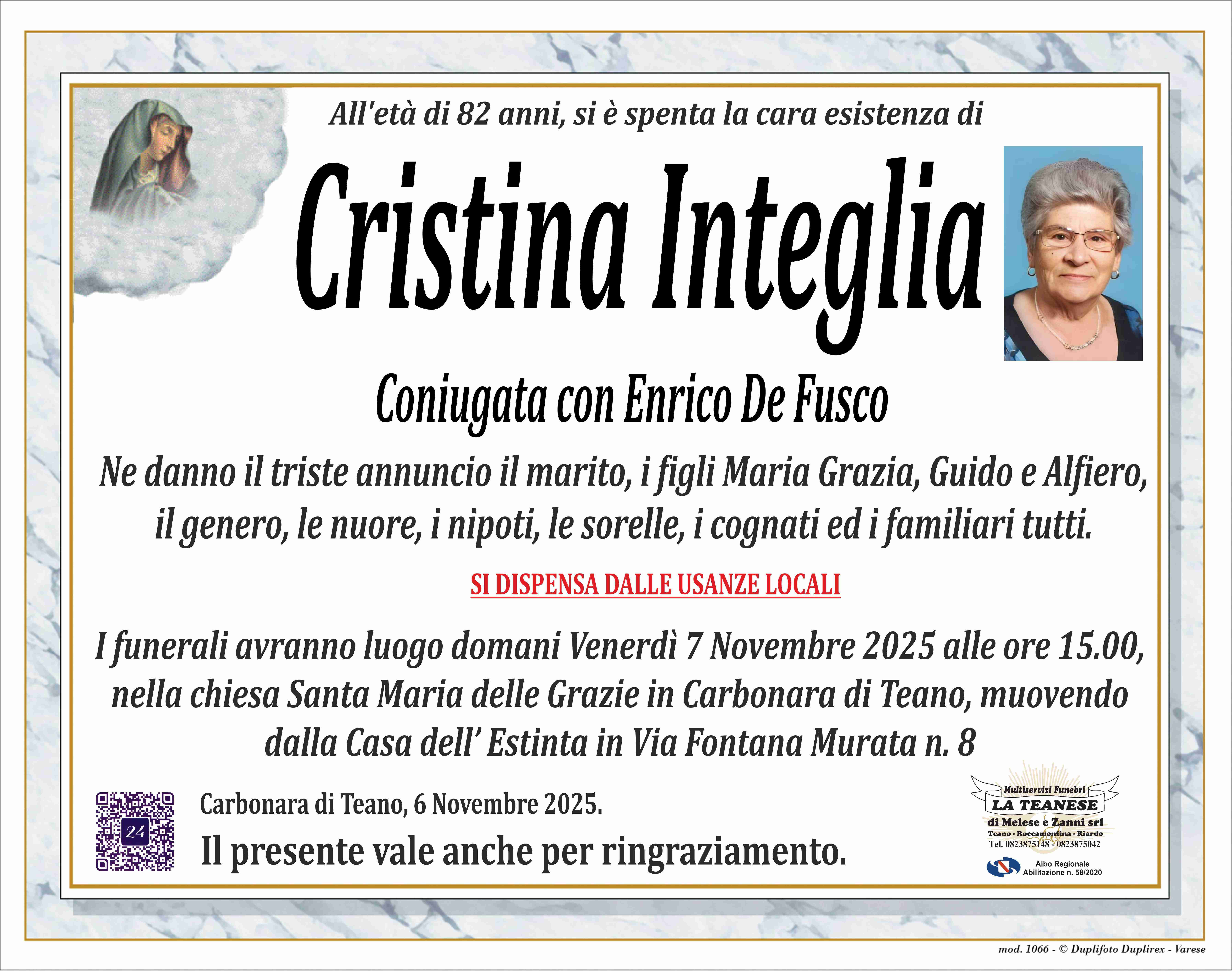 Funer24 - Cristina Integlia Teano (CE)