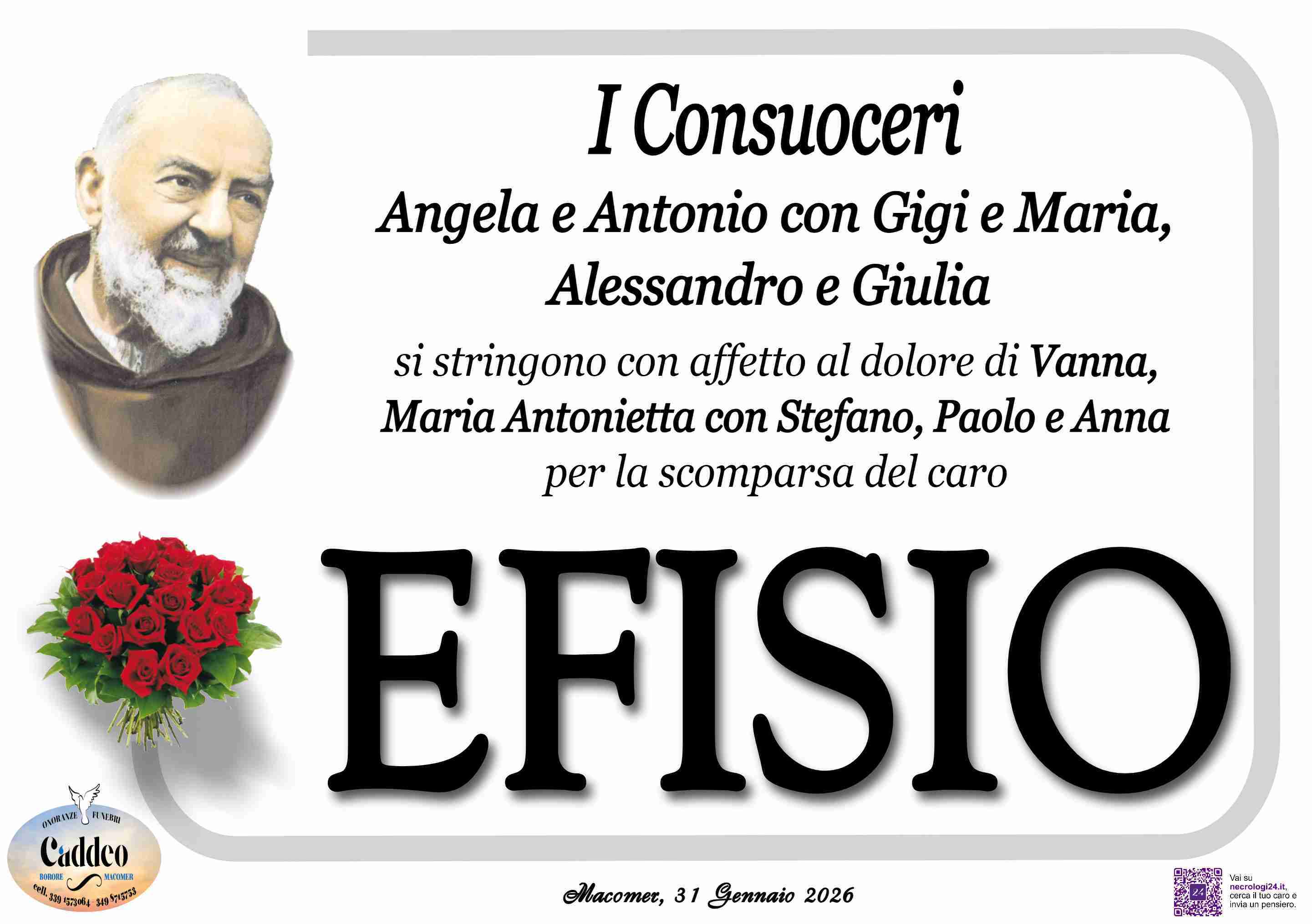 Funer24 - Giovanni Efisio Maioli Macomer (NU)