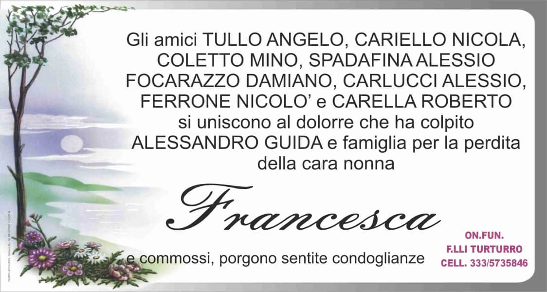 Funerali e annunci funebri a Palo del Colle | Francesca Savino - Funer24