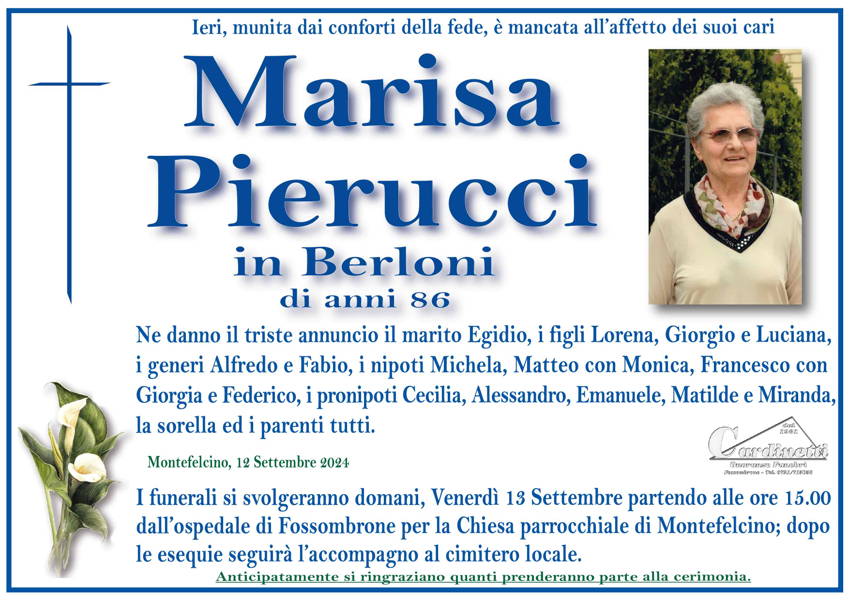 Funerali e annunci funebri a Montefelcino | Marisa Pierucci - Funer24