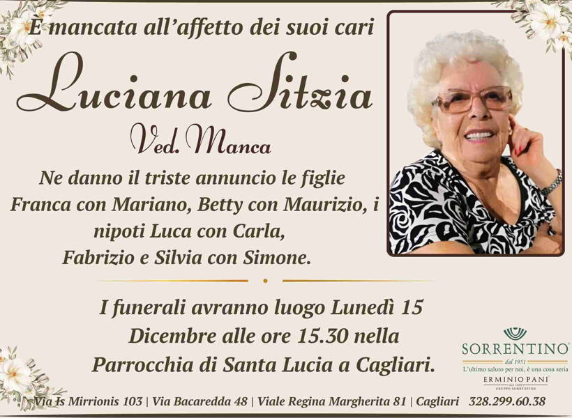 Funerali e annunci funebri a Cagliari | Luciana Sitzia - Funer24