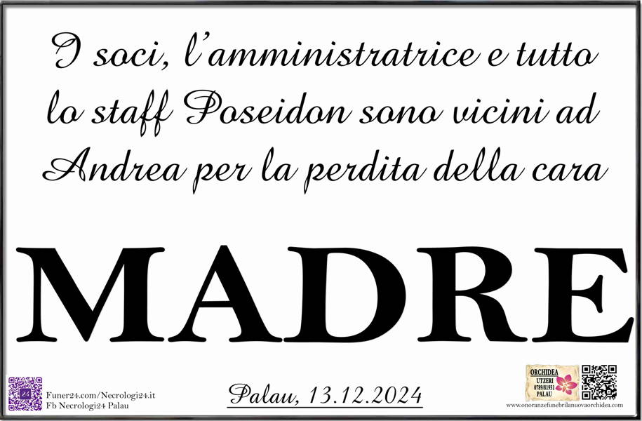 Funerali e annunci funebri a Palau | Francesca Azzena - Funer24