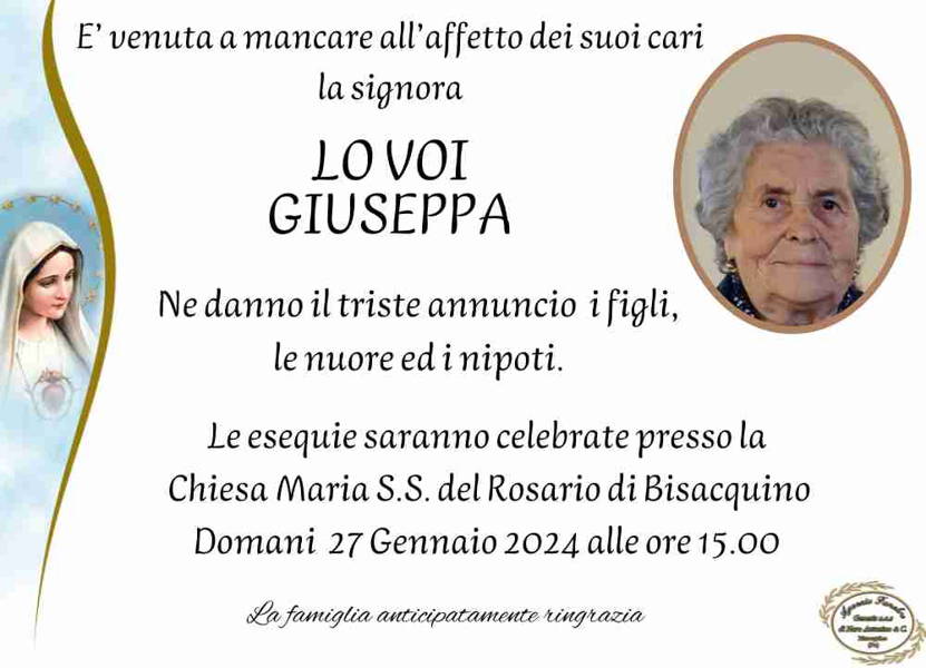 Funerali e annunci funebri a Bisacquino | Giuseppa Lo Voi - Funer24