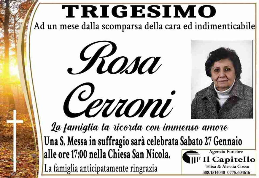 Funerali e annunci funebri a Ceccano | Rosa Cerroni - Funer24