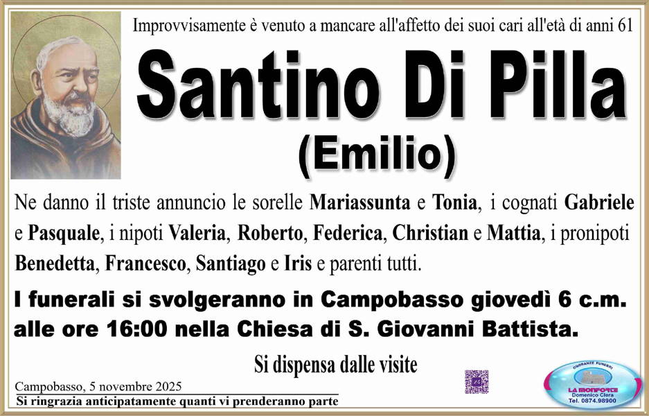 Funerali e annunci funebri a Campobasso | Santino Di Pilla - Funer24