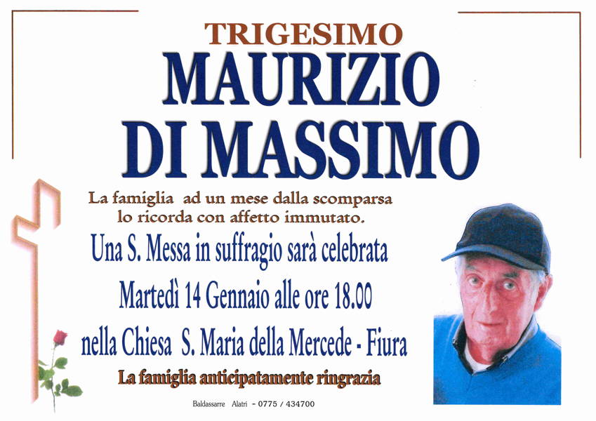 Funerali e annunci funebri a Alatri | Maurizio di Massimo - Funer24