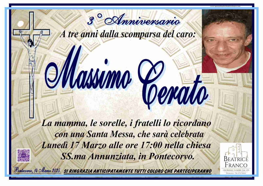 Funerali e annunci funebri a | Massimo Cerato - Funer24