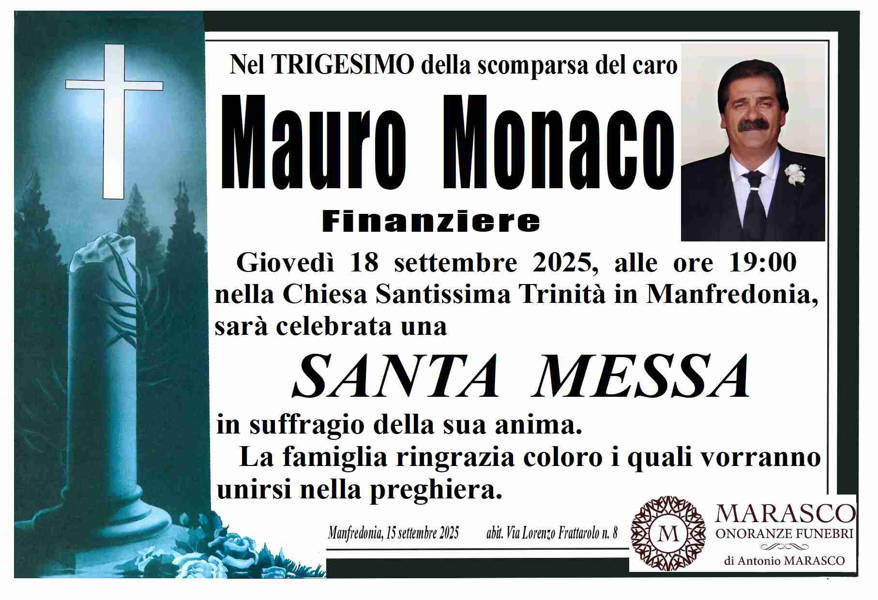 Funerali e annunci funebri a Manfredonia | Mauro Monaco - Funer24