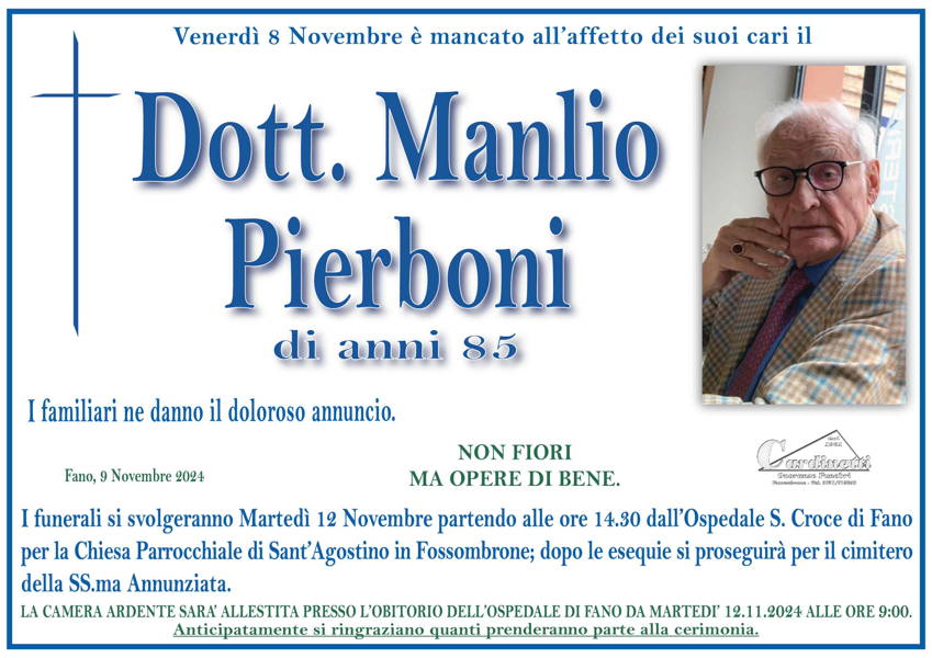 Funerali e annunci funebri a Fano | Dott. Manlio Pierboni - Funer24