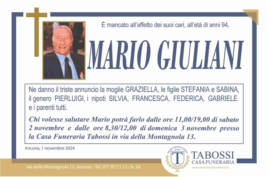 Funerali e annunci funebri a Ancona | Mario Guliani - Funer24