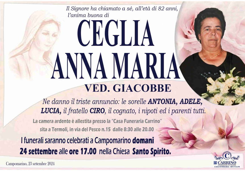 Funerali e annunci funebri a Campomarino | Anna Maria Ceglia - Funer24