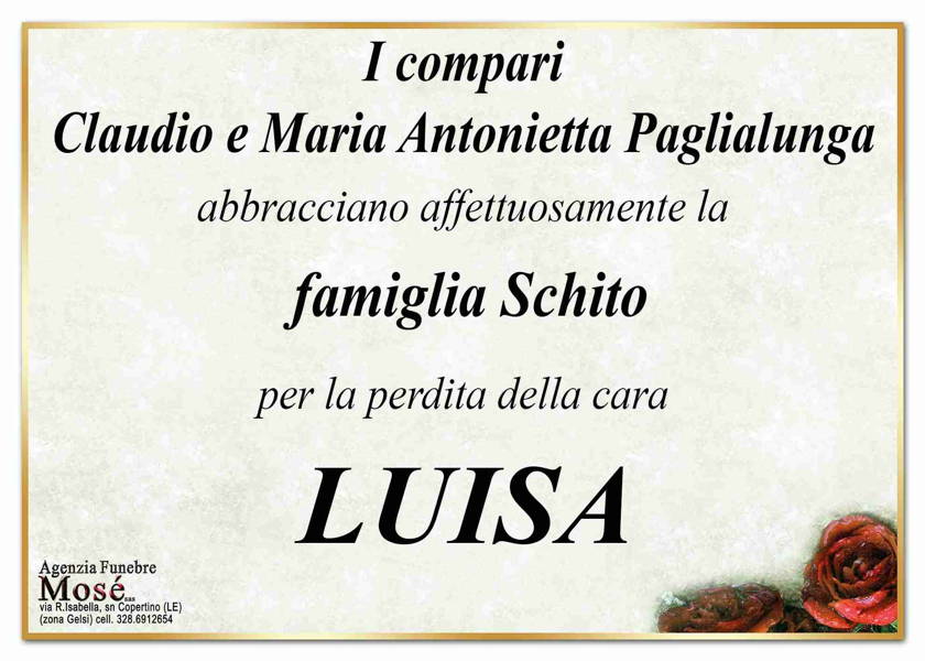 Funerali e annunci funebri a Copertino | Luisa Bruno - Funer24
