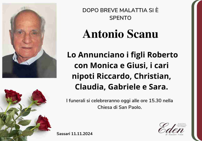 Funerali e annunci funebri a Sassari | Antonio Scanu - Funer24