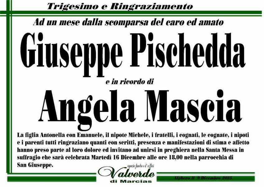 Funerali e annunci funebri a Alghero | Giuseppe Pischedda e Angela ...