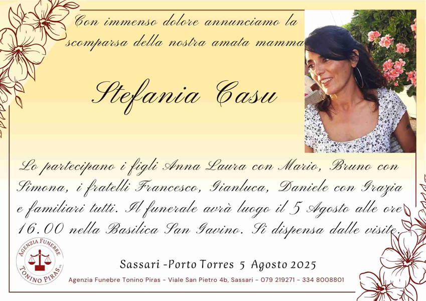 Funerali e annunci funebri a Porto Torres | Stefania Casu - Funer24