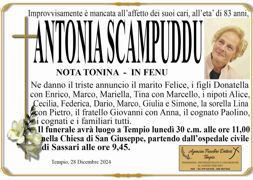 Funerali e annunci funebri a Tempio Pausania | Antonia Scampuddu - Funer24