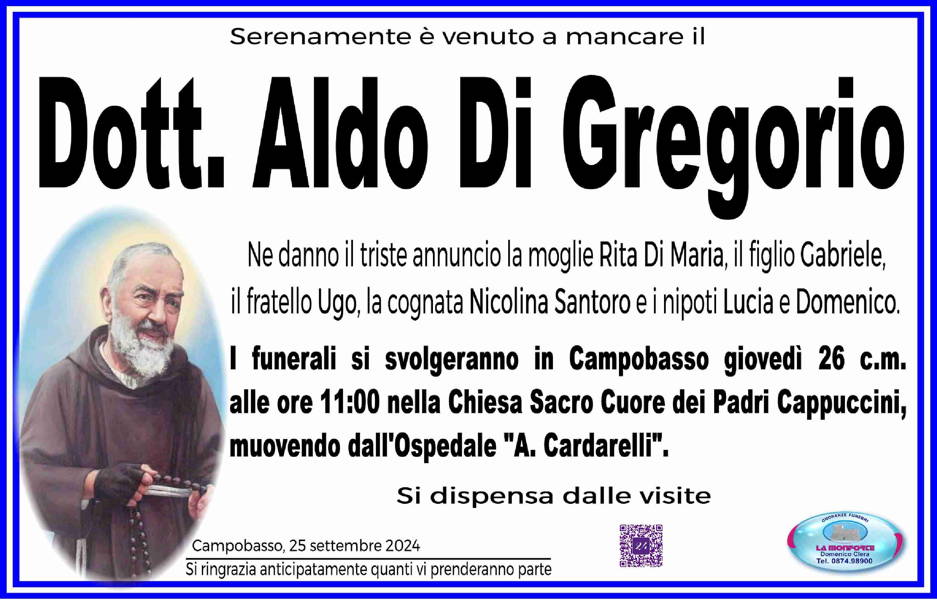 Funerali e annunci funebri a Campobasso | Aldo Di Gregorio - Funer24
