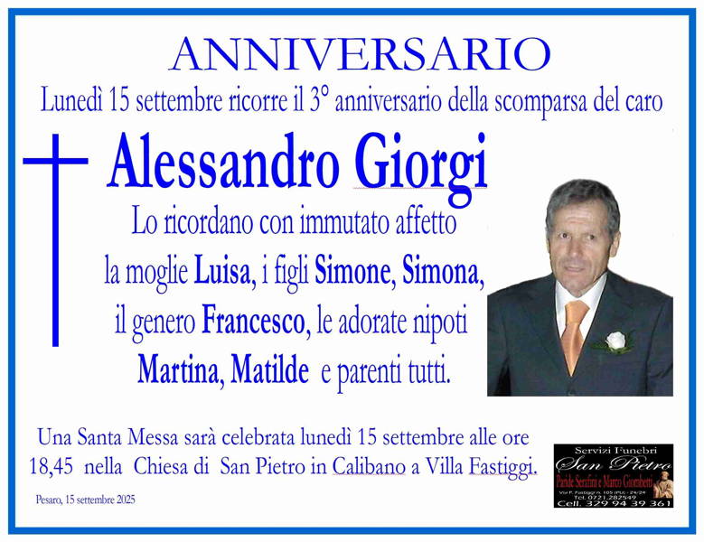 Funerali e annunci funebri a | Alessandro Giorgi - Funer24