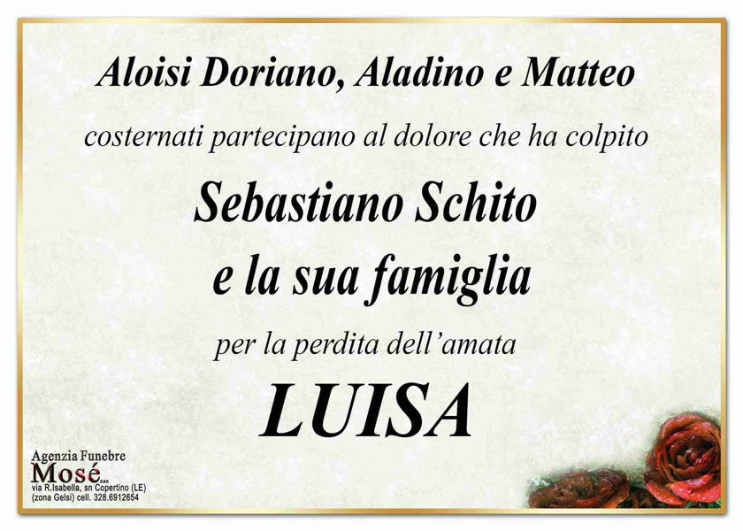 Funerali e annunci funebri a Copertino | Luisa Bruno - Funer24