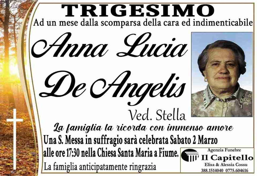 Funerali e annunci funebri a Ceccano | Anna Lucia De Angelis - Funer24