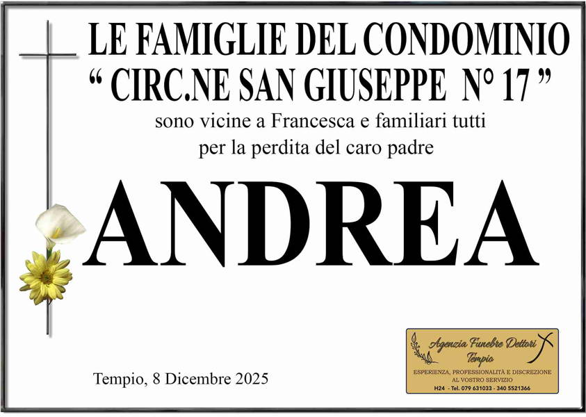 Funerali e annunci funebri a Tempio Pausania | Andrea Arras - Funer24